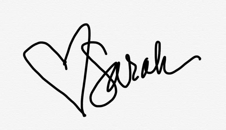 Sarah Signature | Framed!
