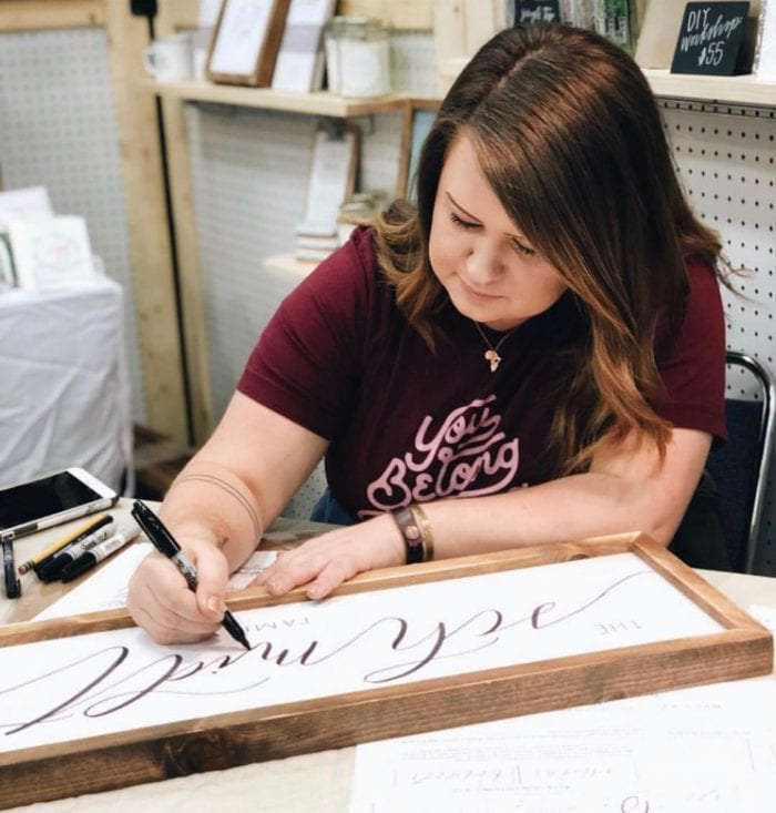 Alison lettering | Framed!