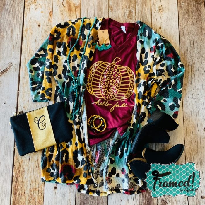 Hello Fall Pumpkin Tee! October T-Shirt Club