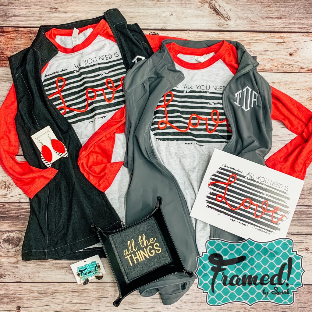Feel the Love with our January Monogram Box – Framed!
