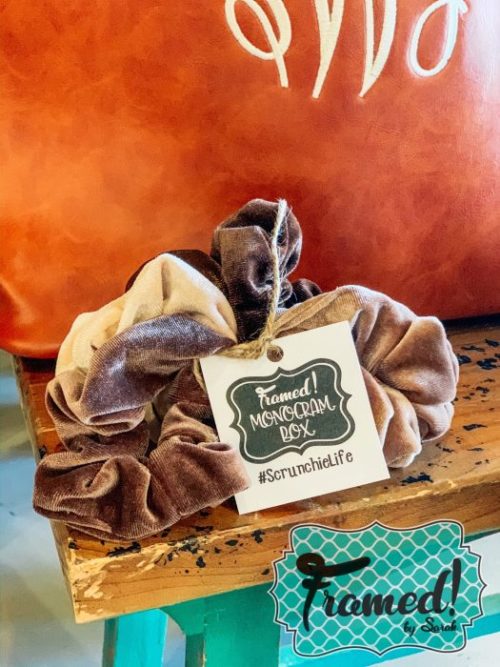 Earth Tones Inside The February Monogram Box – Framed!