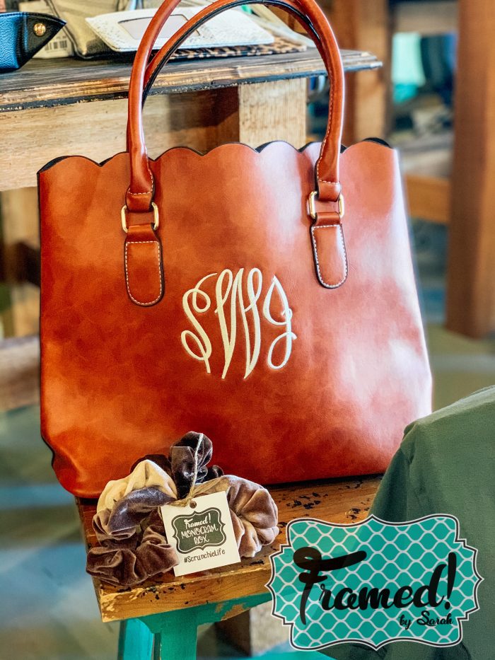 Earth Tones Inside The February Monogram Box – Framed!