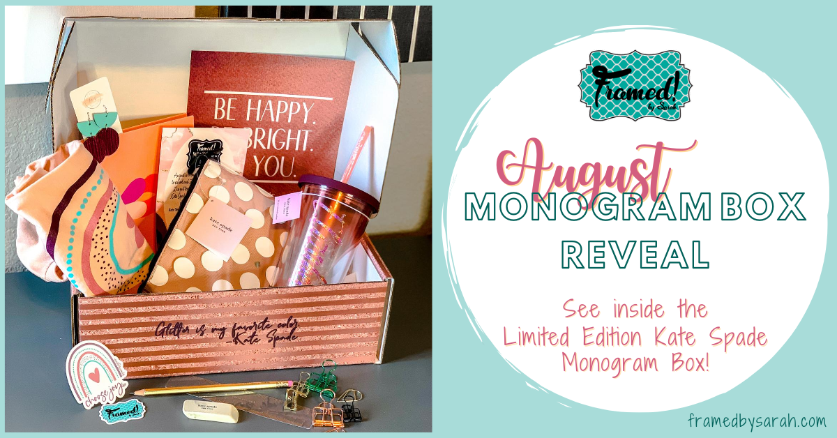 Limited Edition Kate Spade Monogram Box Reveal | Framed!