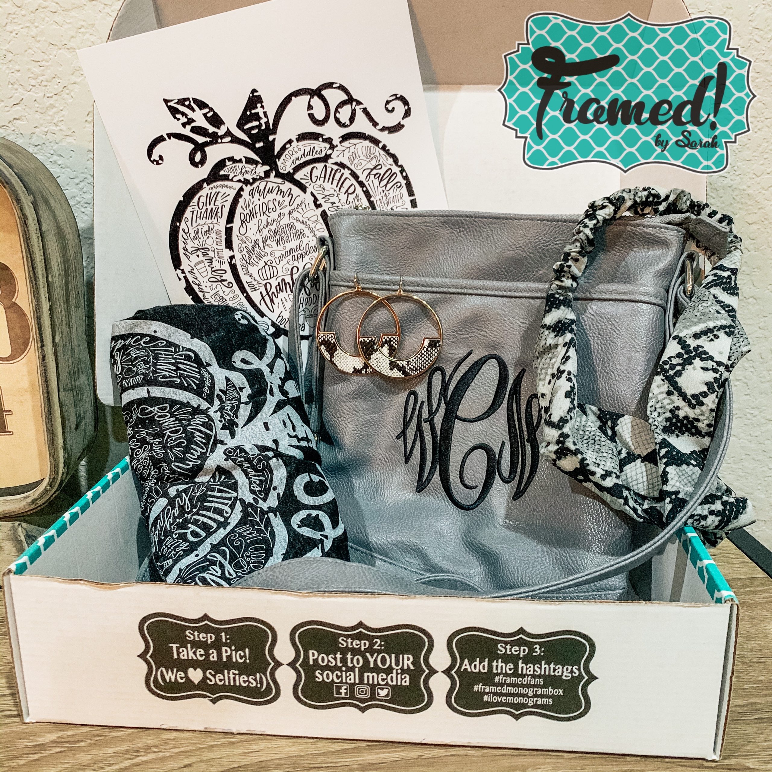 Slithering into Fall – October Monogram Box Reveal – Framed!