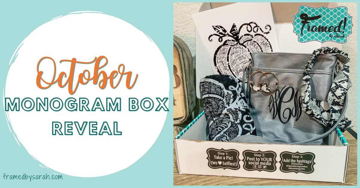 Slithering into Fall – October Monogram Box Reveal – Framed!