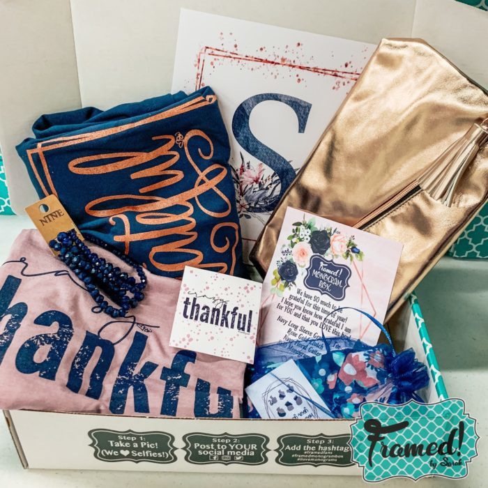 Thankful and Grateful- November Monogram Box Reveal