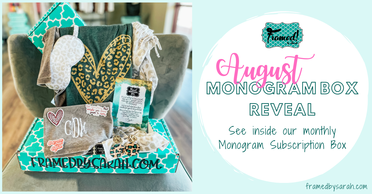 Rest and Relaxation • August Monogram Box Reveal | Framed!