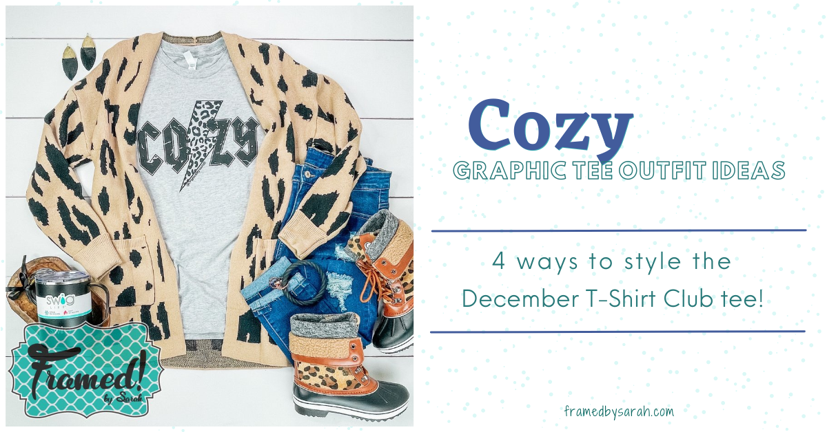 Staying Cozy Rocker Style • December T-Shirt Club Tee – Framed!
