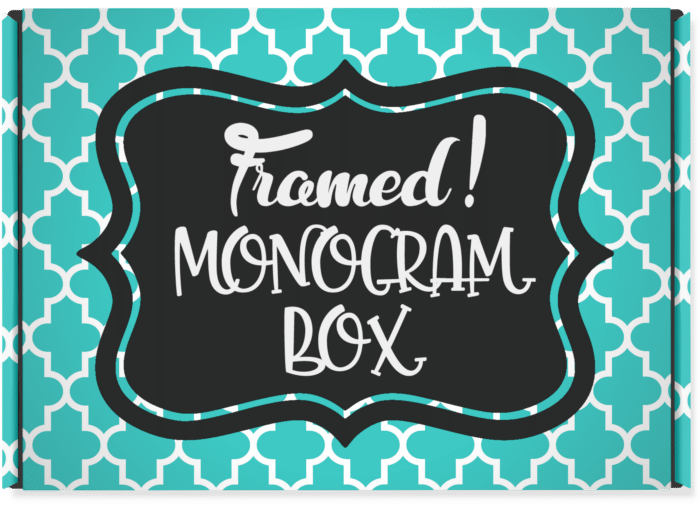 The Monogram Box™ | Framed!
