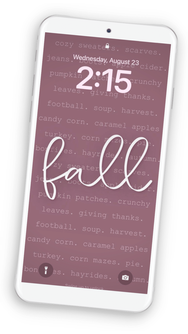 All The Fall Things Phone Wallpaper | Framed!