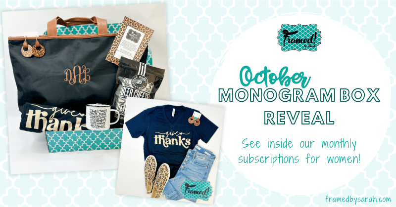 The Colors and Flavors of Fall • October 2024 Monogram Box and T-Shirt
